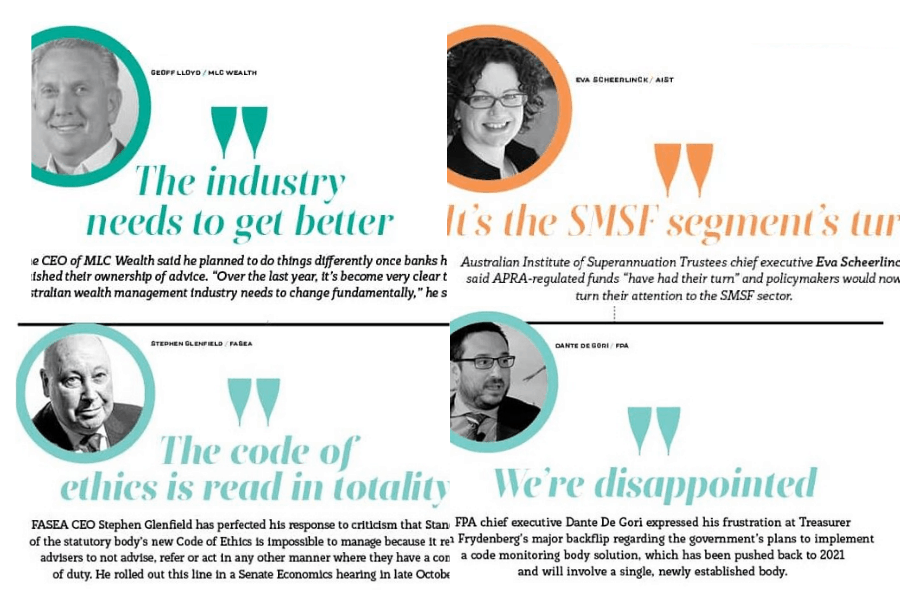Our 10 best quotes of 2019 - Professional Planner